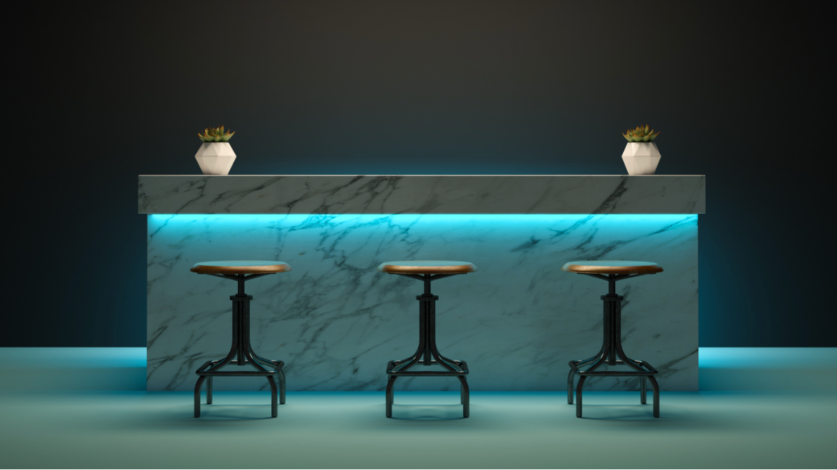 Styling a Bar Table for Modern Interiors - Readability