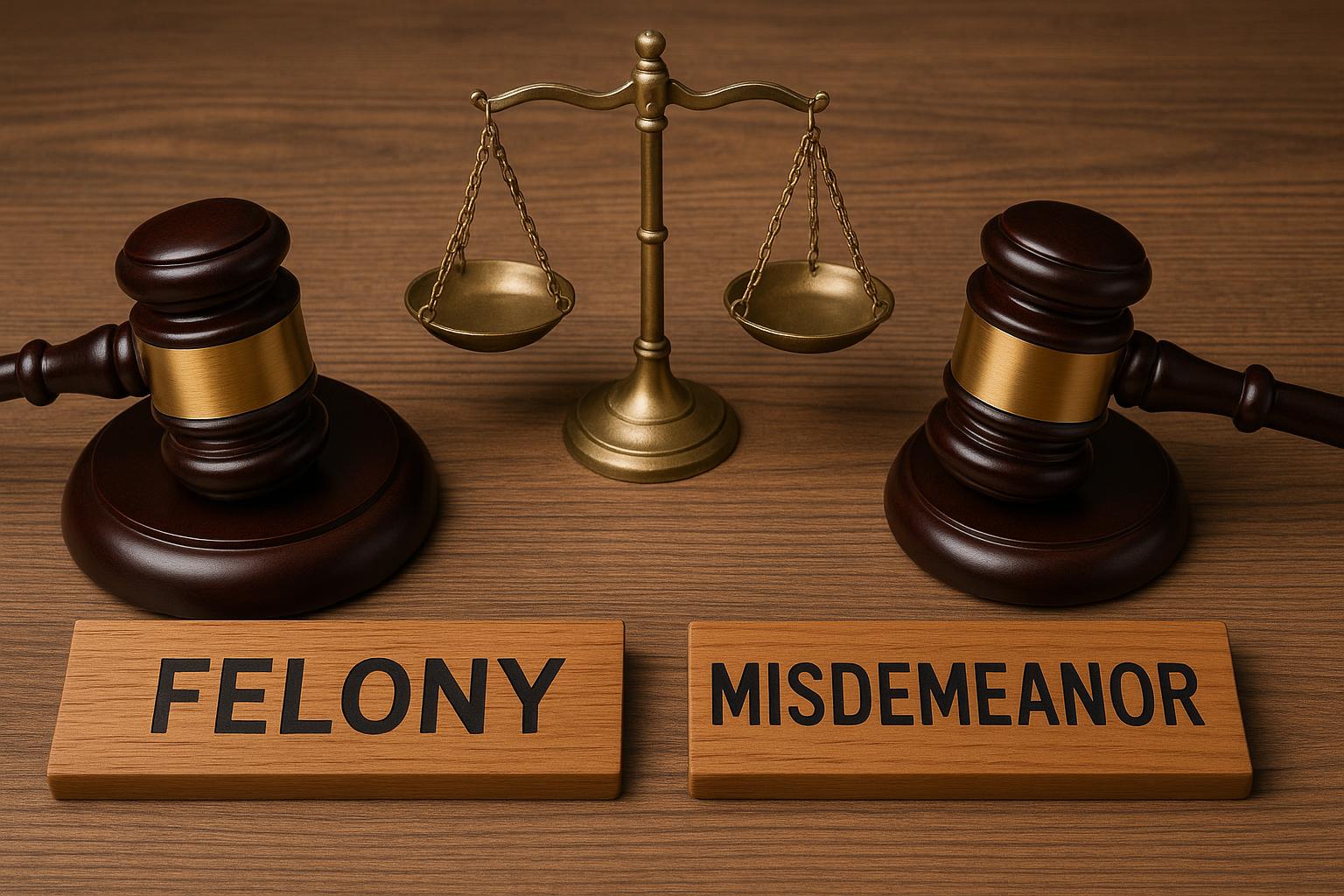 What Is the Difference Between Felonies and Misdemeanors? - Readability